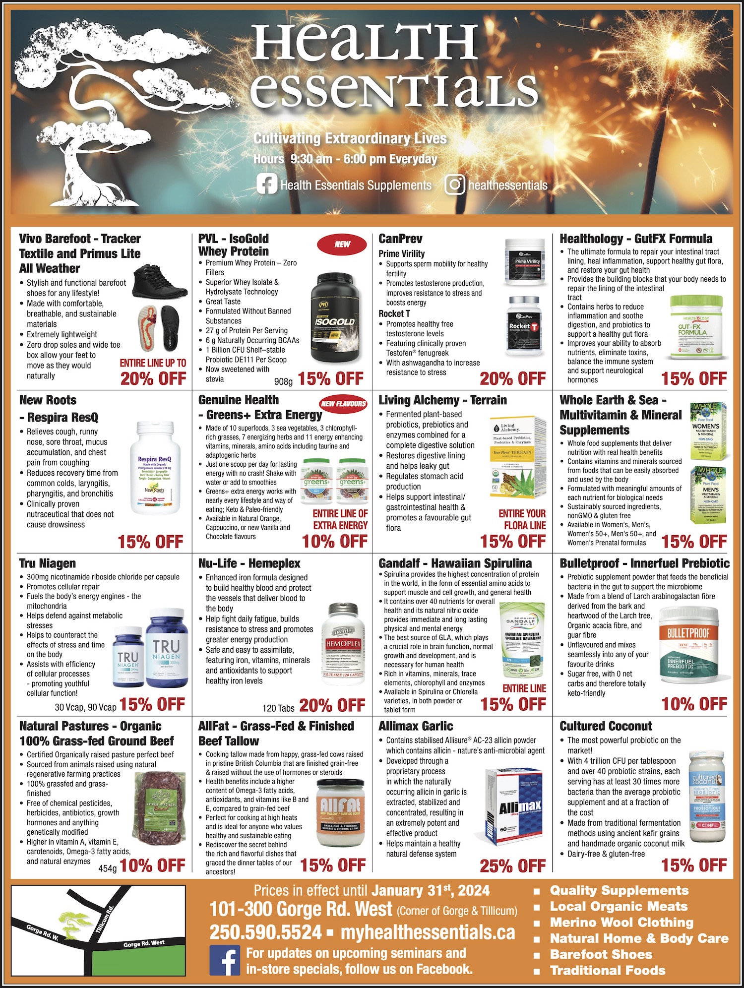 Monthly Flyer | Health Essentials, Health & Wellness Shop in Victoria, BC