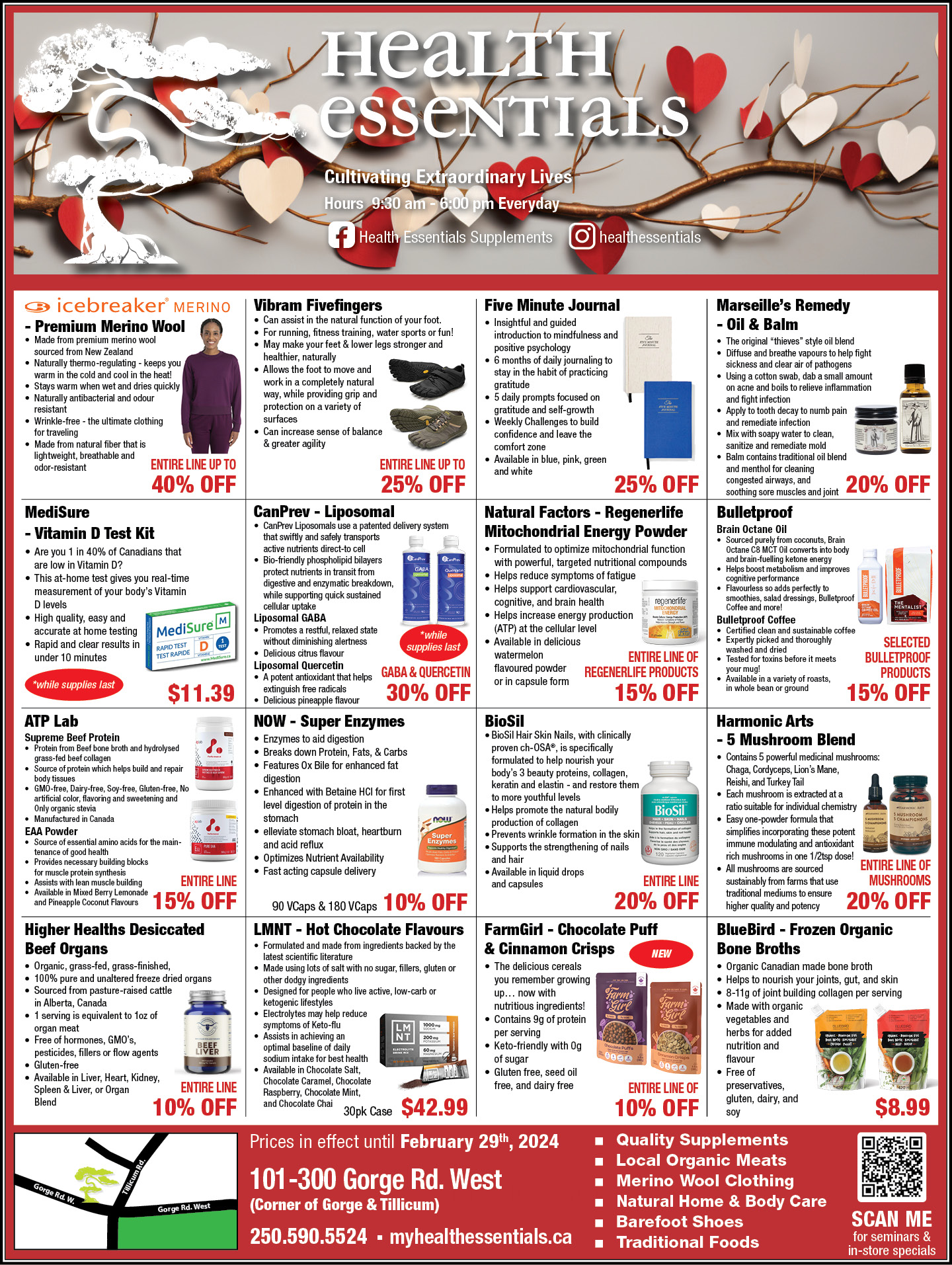 Monthly Flyer | Health Essentials, Health & Wellness Shop in Victoria, BC