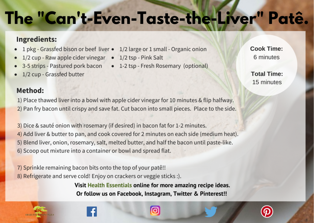 Recipe: The “Can’t-Even-Taste-the-Liver” Patê | Health Essentials in ...