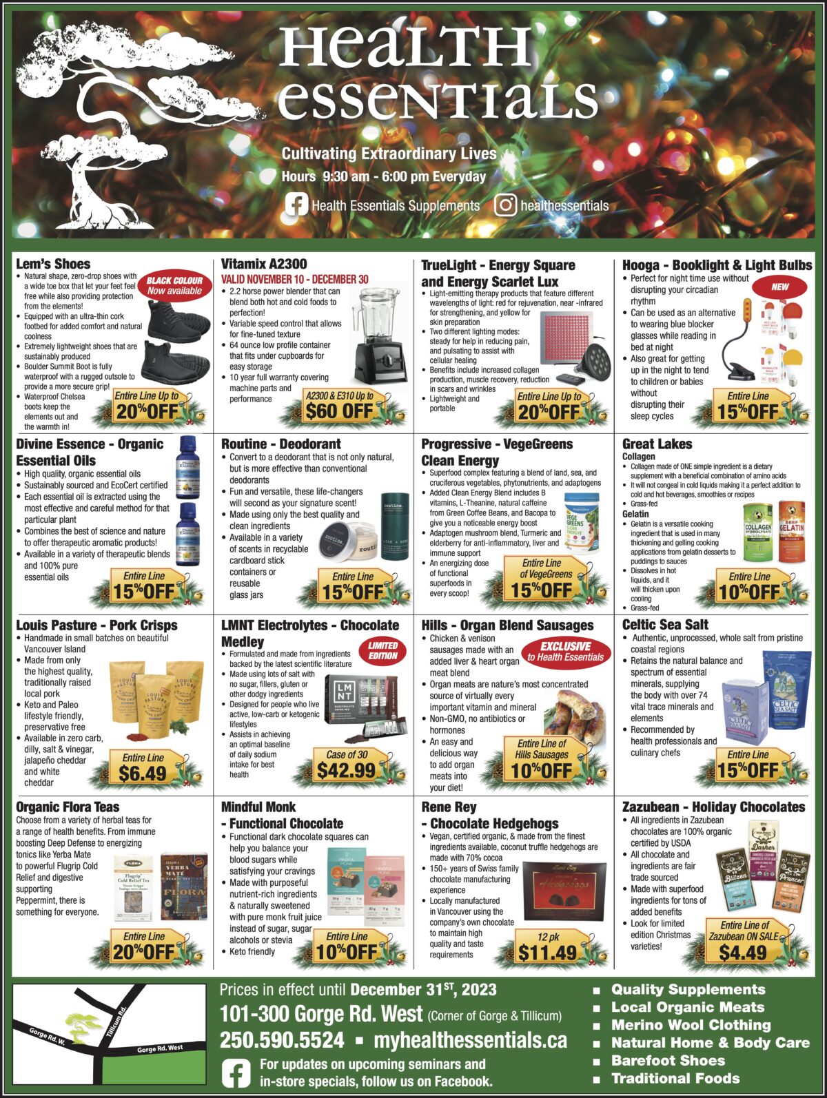 Monthly Flyer | Health Essentials, Health & Wellness Shop in Victoria, BC