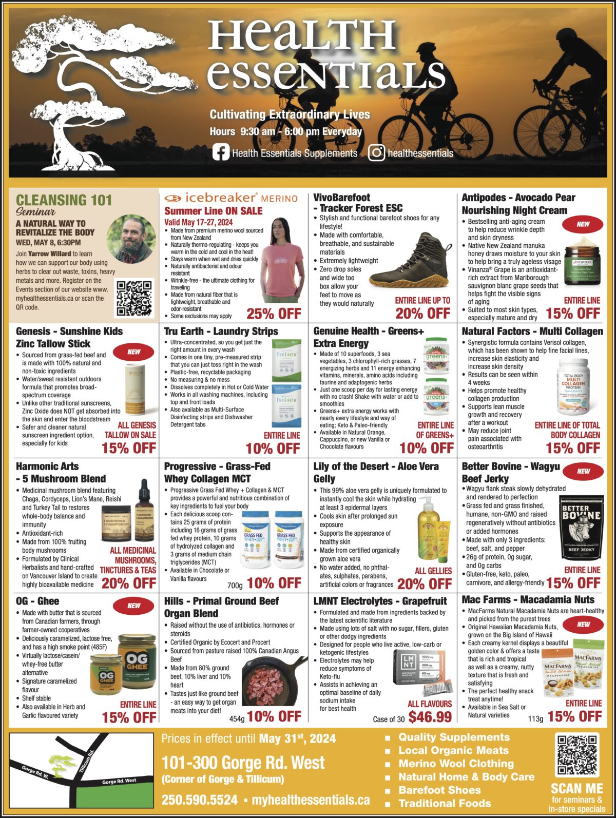 Monthly Flyer | Health Essentials, Health & Wellness Shop in Victoria, BC